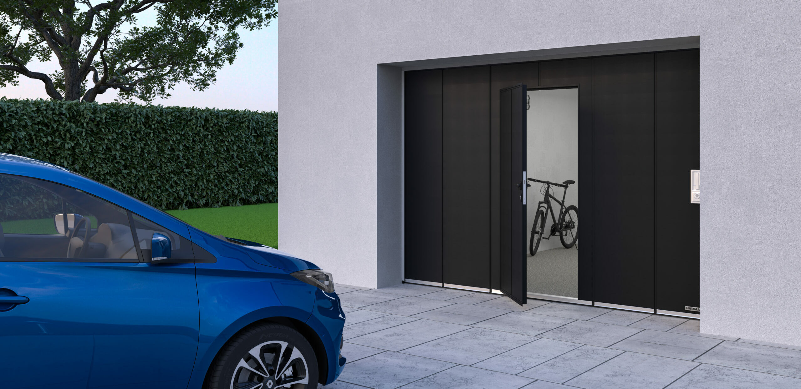 Pourquoi choisir une porte de garage avec portillon ? - Tubauto
